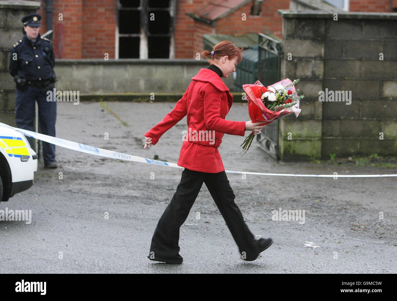 Two dead in house fire at Irish army camp Stock Photo - Alamy