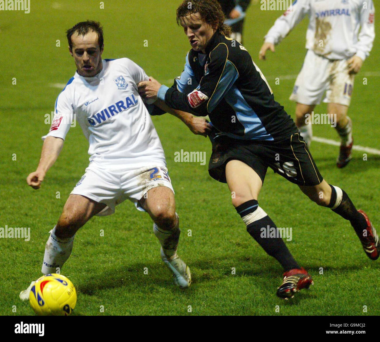 During league one match prenton park hi-res stock photography and ...
