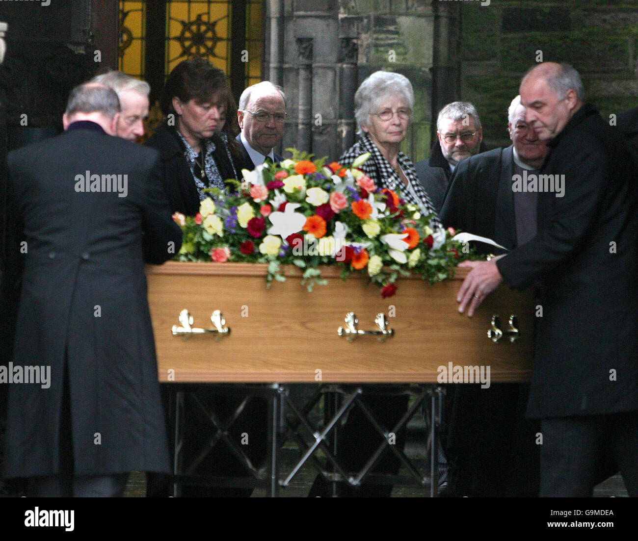 Sir Cecil Walker funeral Stock Photo - Alamy