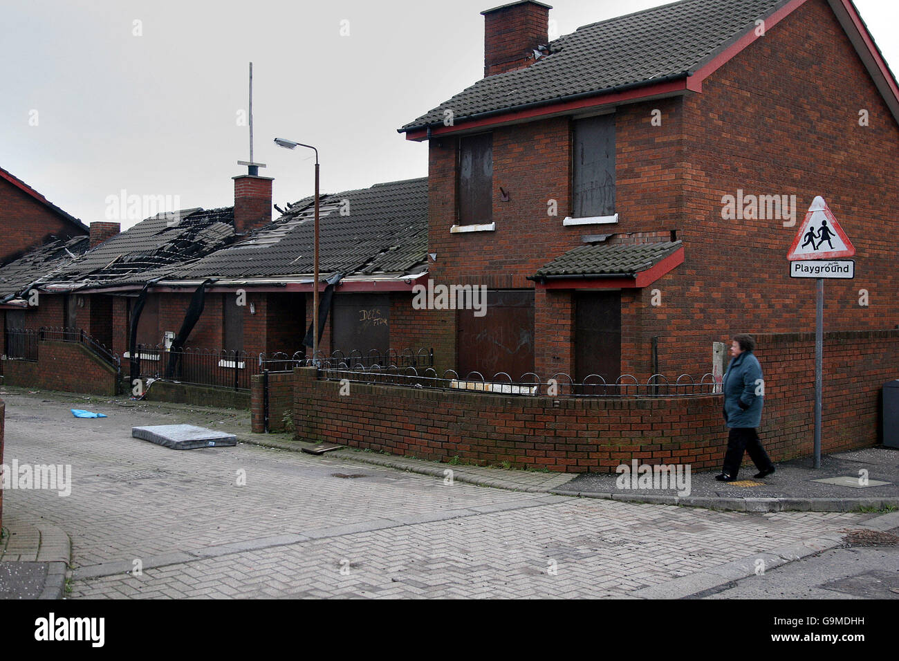 Derelict north belfast hi-res stock photography and images - Alamy