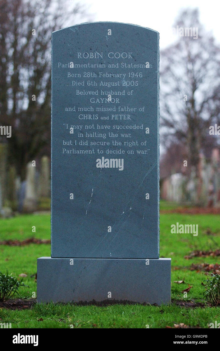 Cook's war opposition gravestone Stock Photo - Alamy