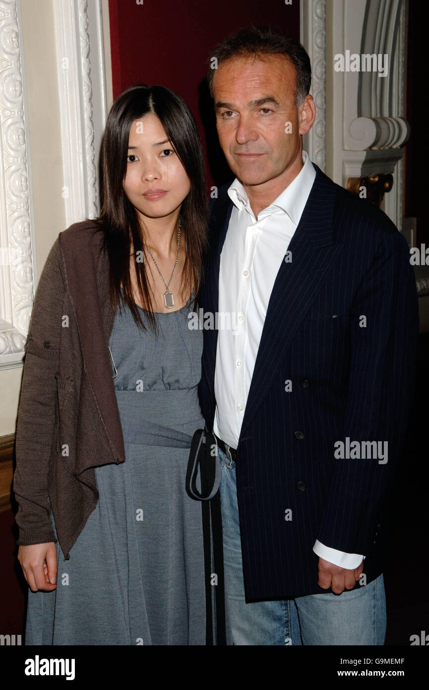 Star of the film 'Ghosts' Ai Qin Lin arriving with it's Director Nick ...