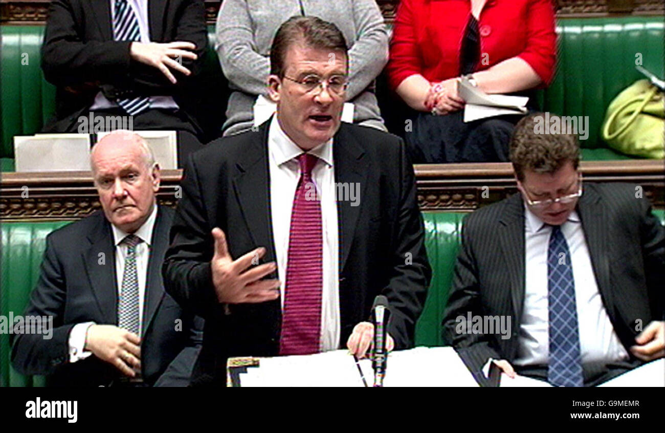 Police Minister Tony McNulty during Home Office question time at the ...