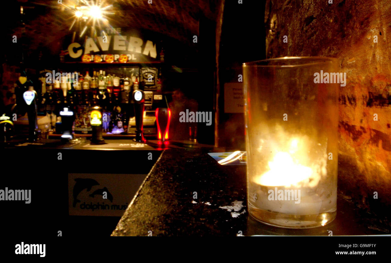 Inside the Cavern Club in Liverpool's Mathew Street Stock Photo - Alamy