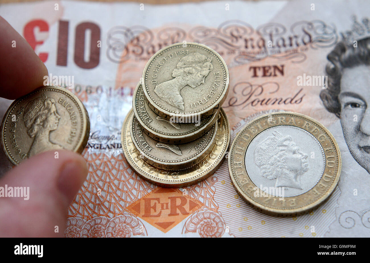 Generic money pics. Notes and coins Stock Photo - Alamy