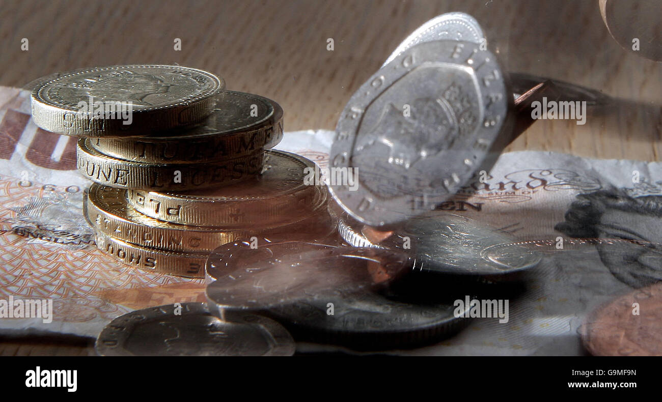 Generic money pics. Notes and coins Stock Photo - Alamy