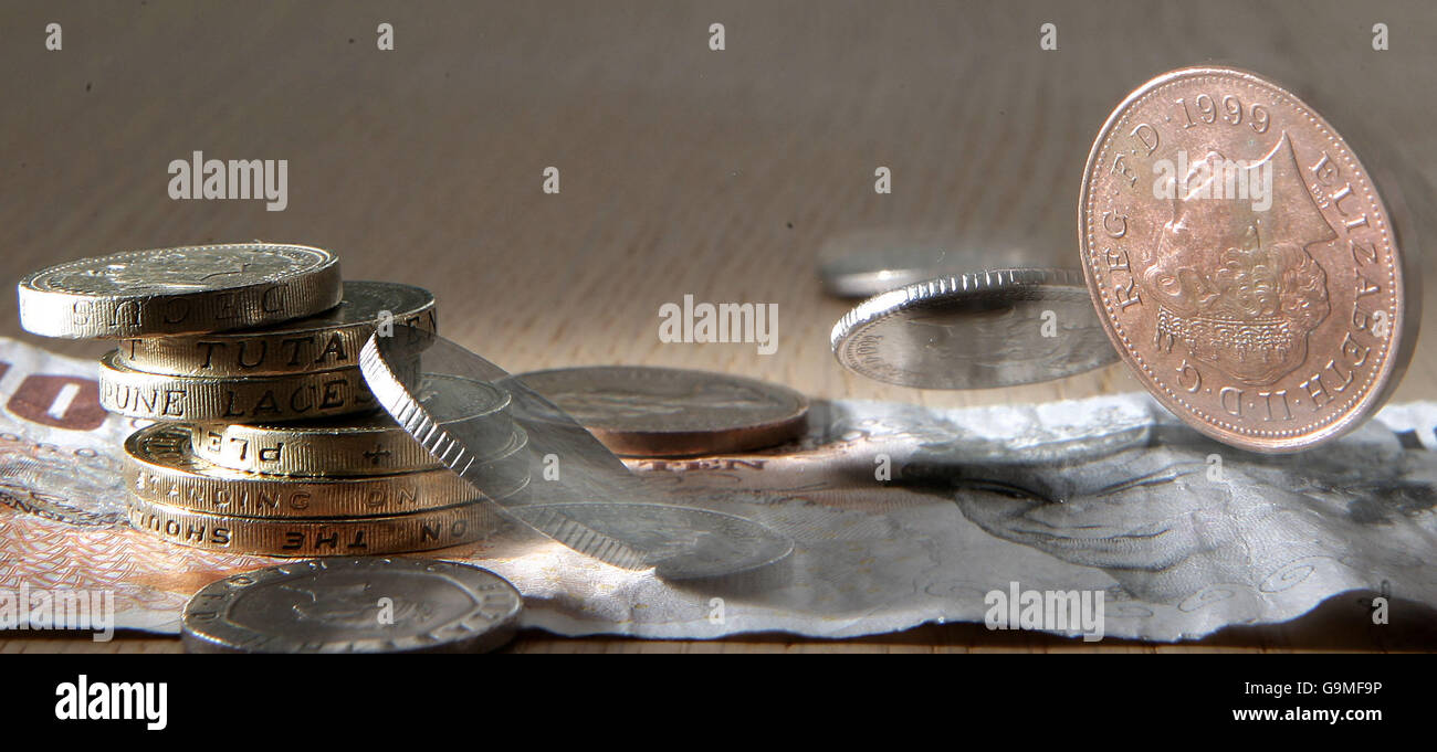 Generic money pics. Notes and coins Stock Photo - Alamy