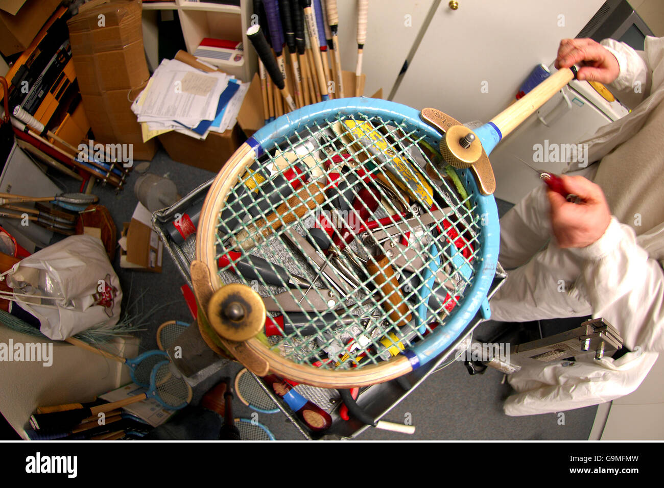 Rackets real tennis hi-res stock photography and images - Alamy