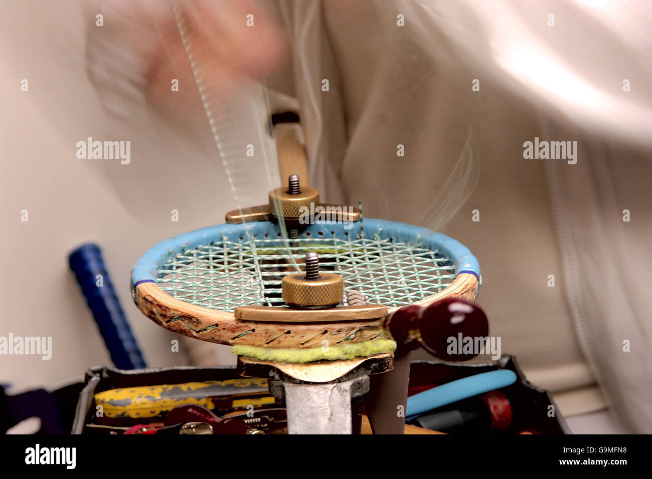 Rackets & Real Tennis - Queen's Club. Restringing reackets in the ...