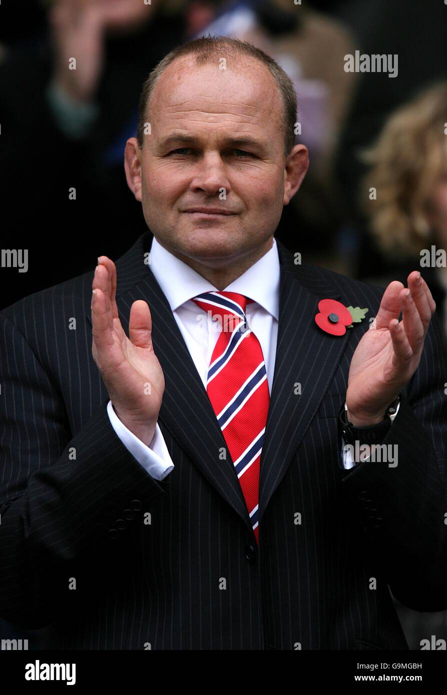 England rugby international coach andy robinson hi-res stock ...