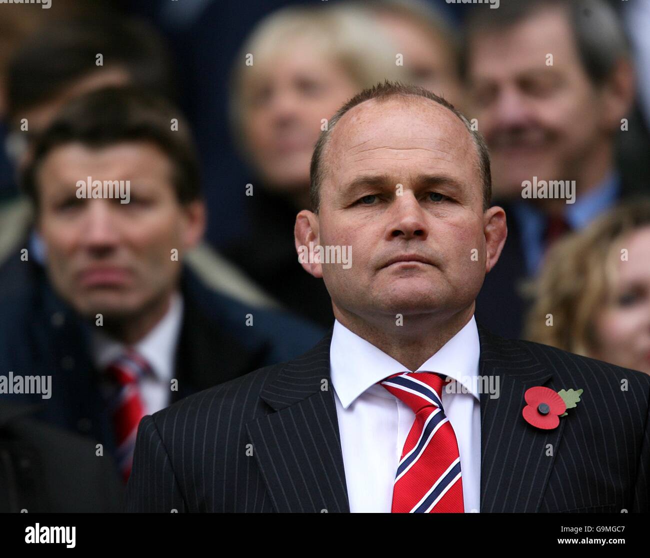 Andy Robinson, England Coach and Rob Andrew, England Elite Director of ...