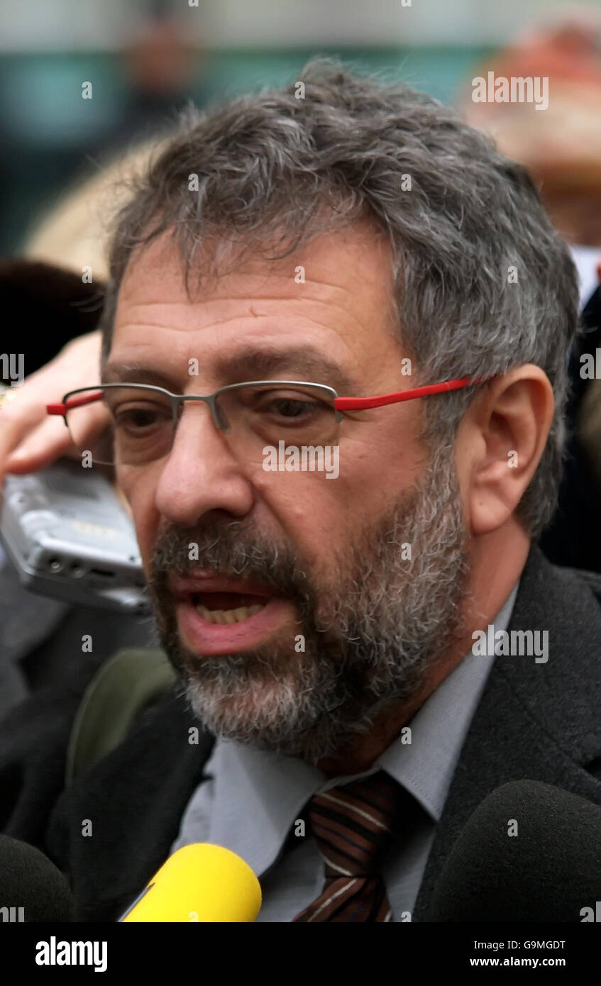 Alex Goldfarb, friend of former KGB agent Alexander Litvinenko, speaks ...