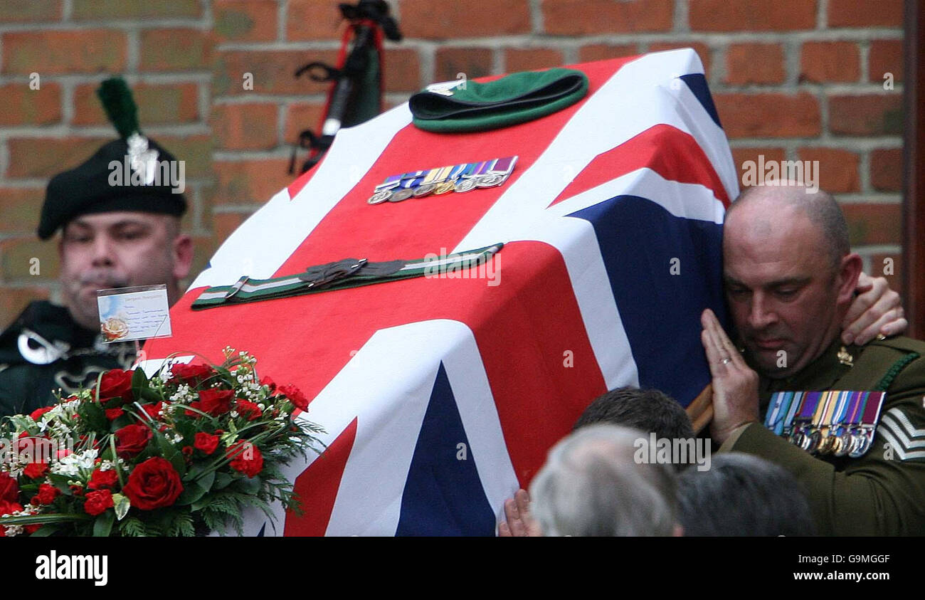 The funeral of Staff Sergeant Sharron Elliott takes place at St ...
