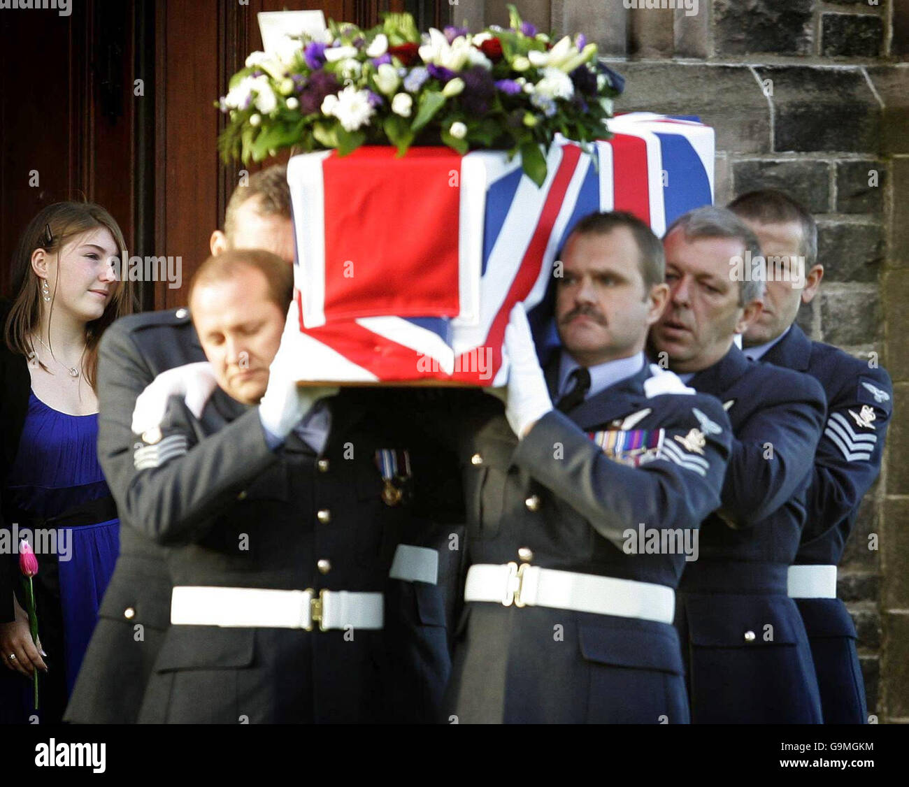 Nimrod crash funeral Stock Photo - Alamy