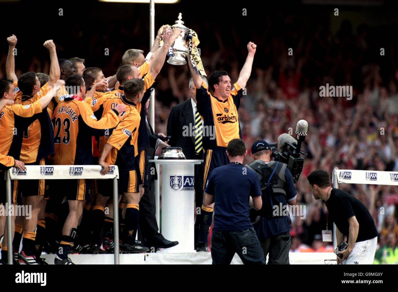 Winners delight joy football itvcupwinners itvcupwinners hi-res stock ...