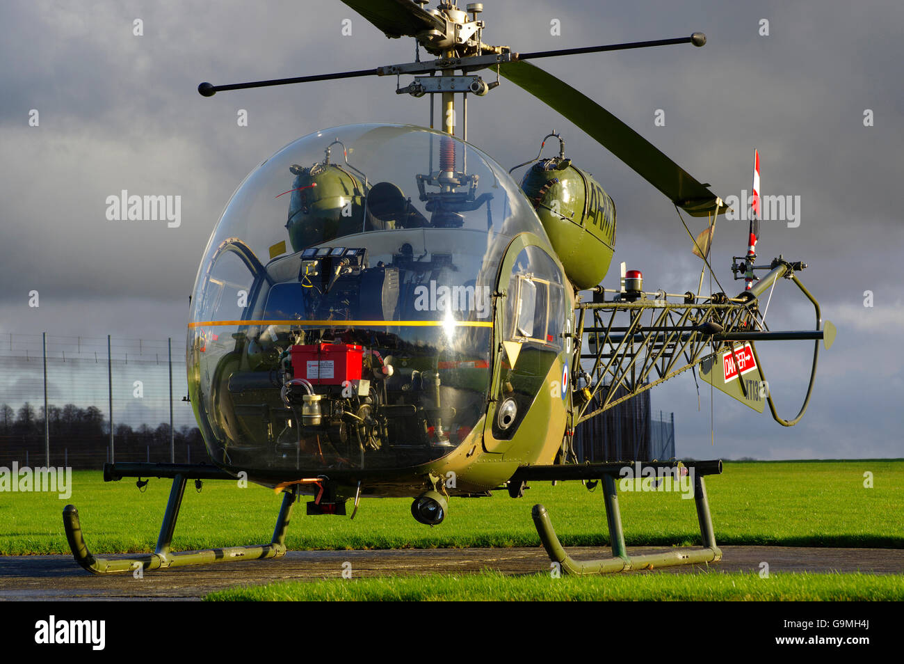 Bell 47G Sioux, Army Air Corps Stock Photo - Alamy