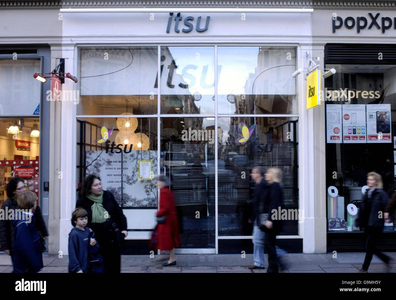 The Itsu restaurant in Piccadilly, central London, visited by former ...