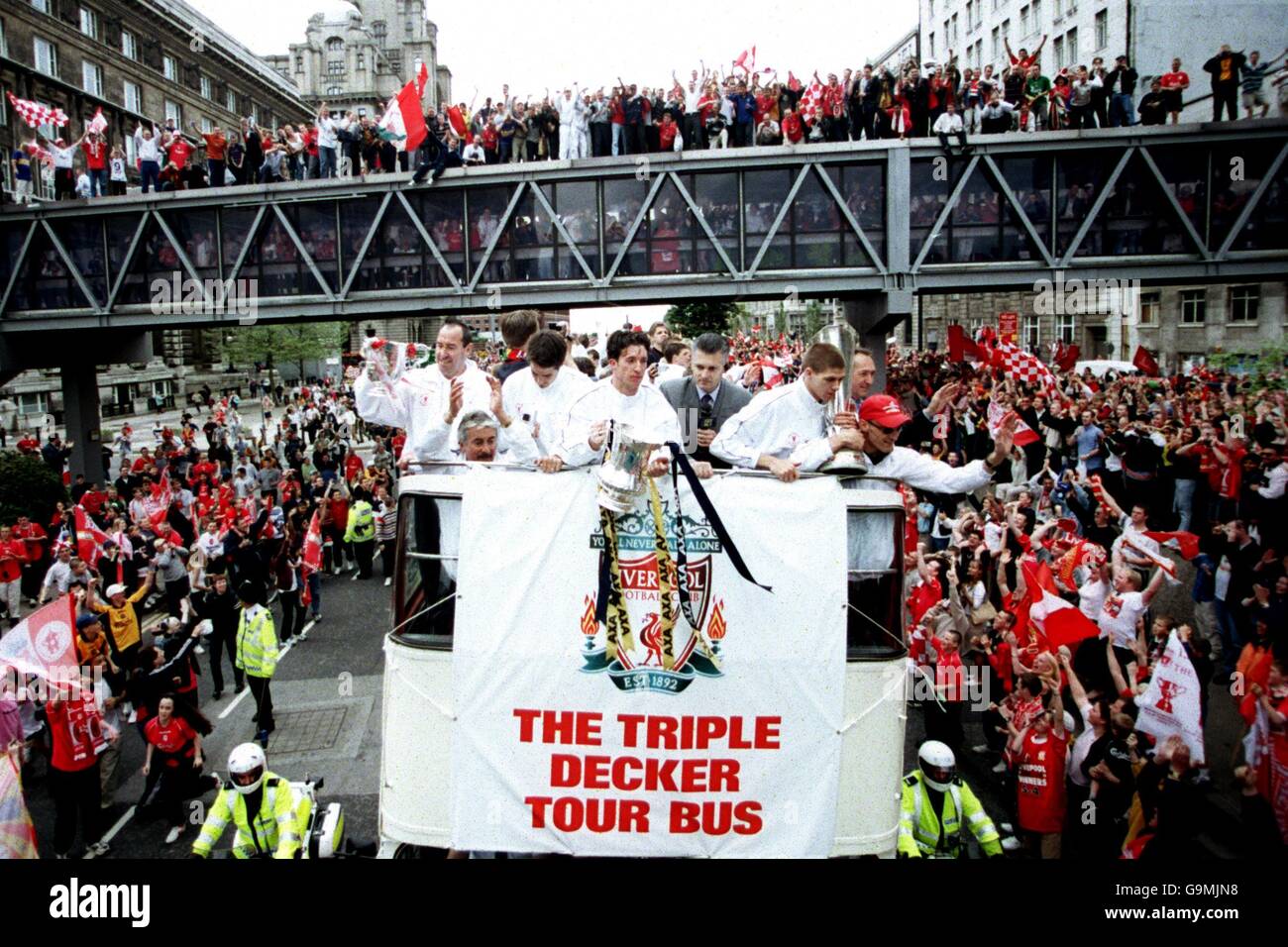 Soccer - Liverpool Trophy Parade Stock Photo - Alamy
