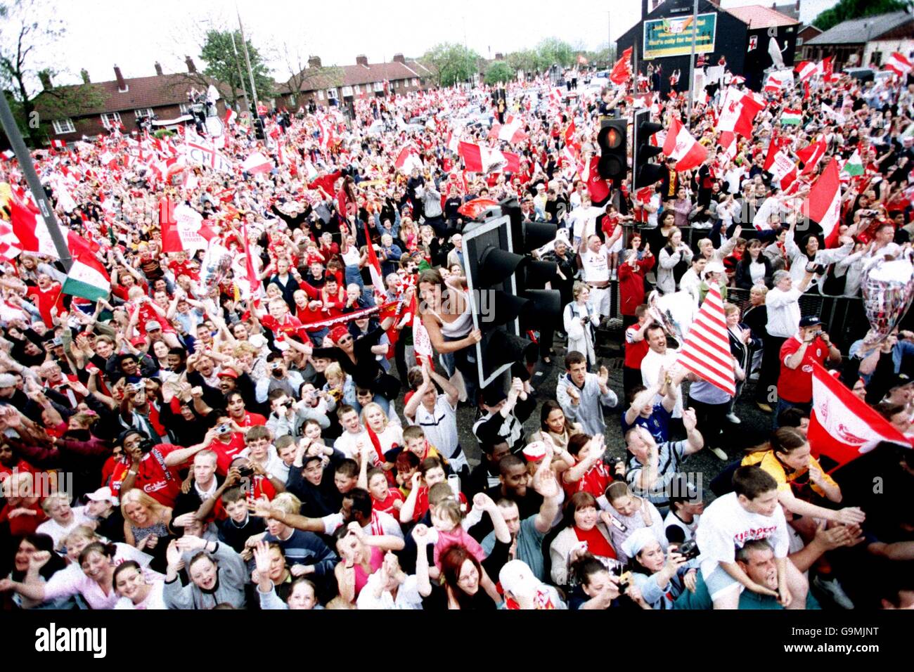 Soccer - Liverpool Trophy Parade Stock Photo - Alamy