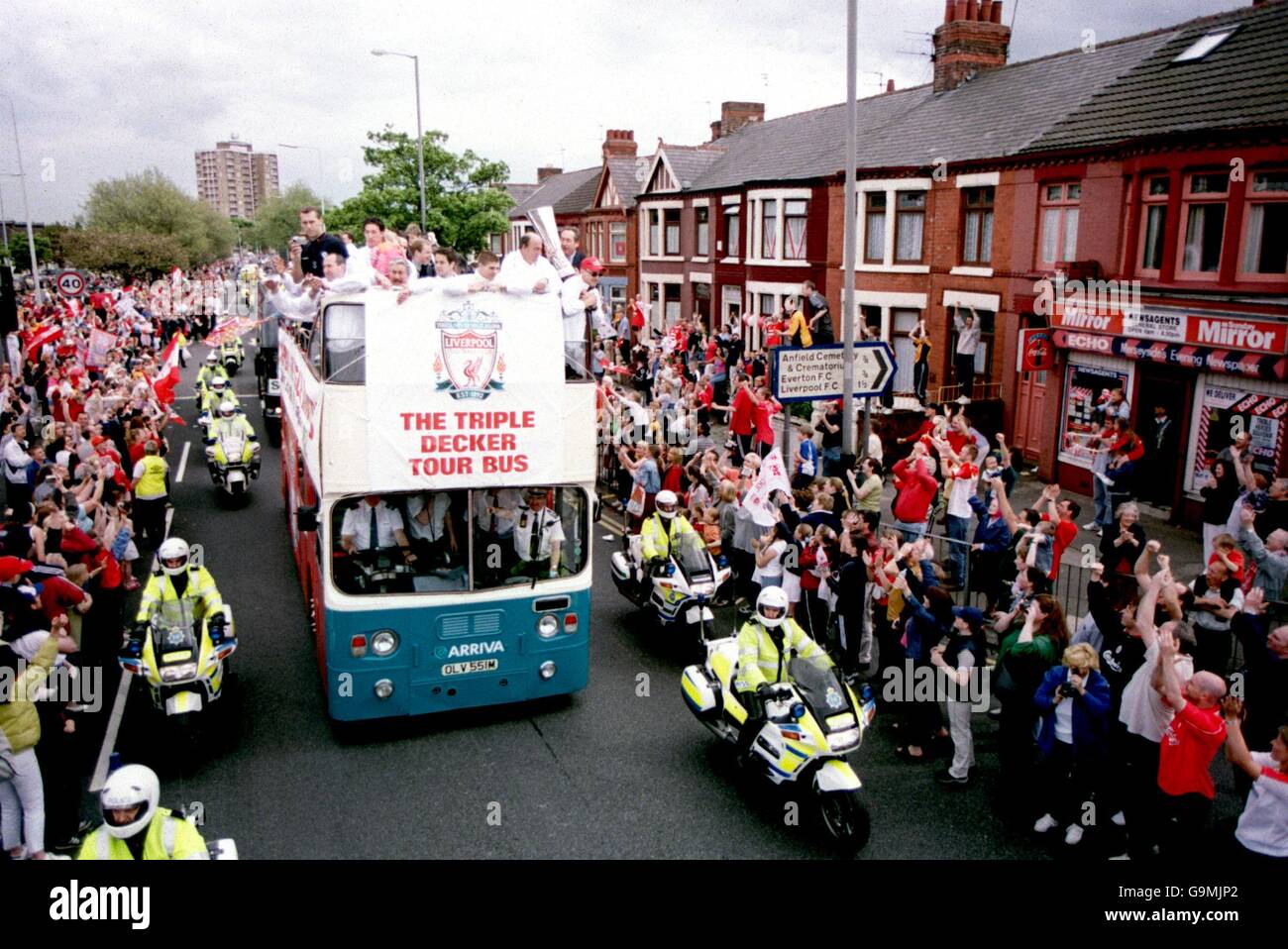 Soccer - Liverpool Trophy Parade Stock Photo - Alamy