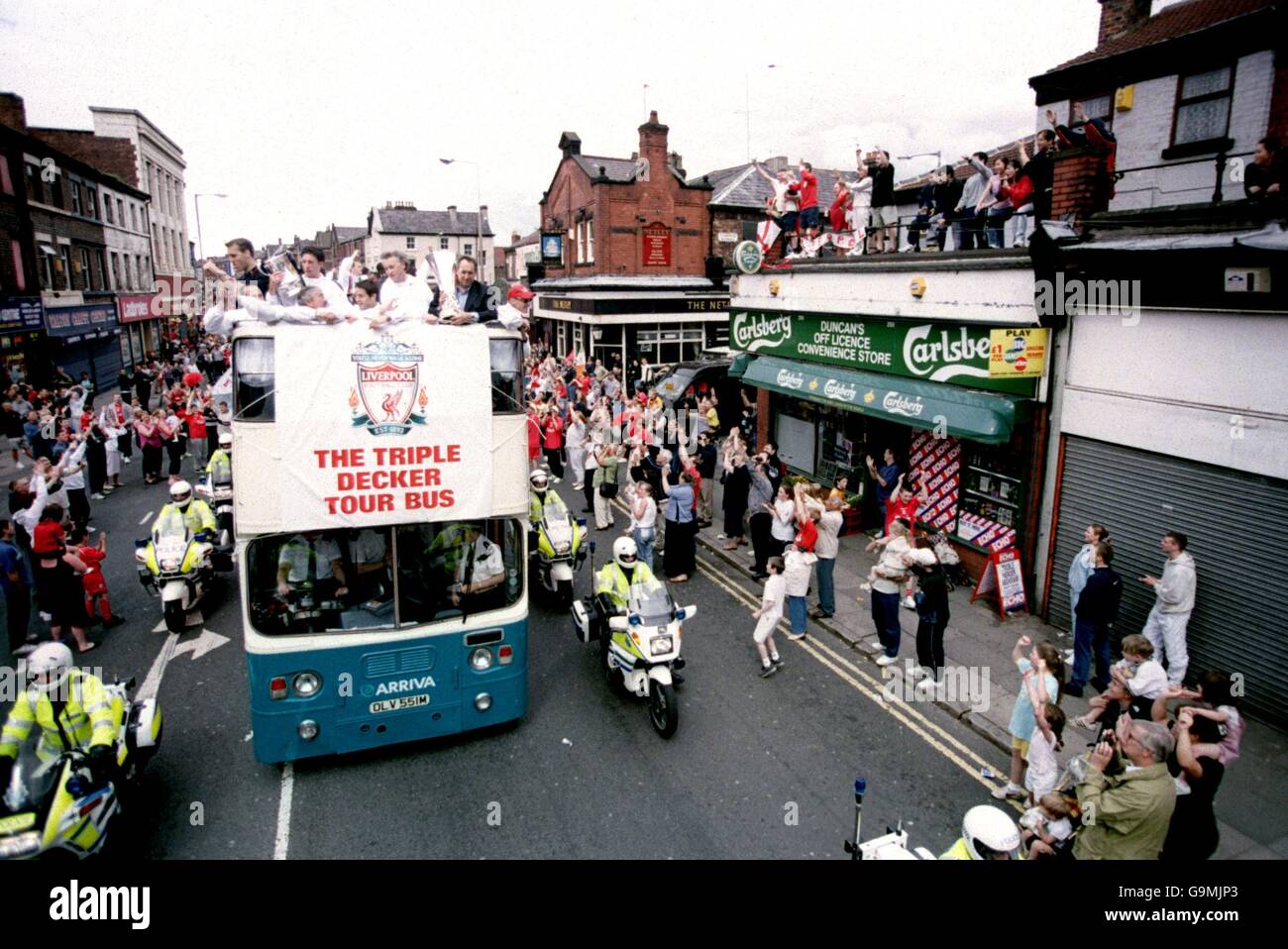 Soccer - Liverpool Trophy Parade Stock Photo - Alamy