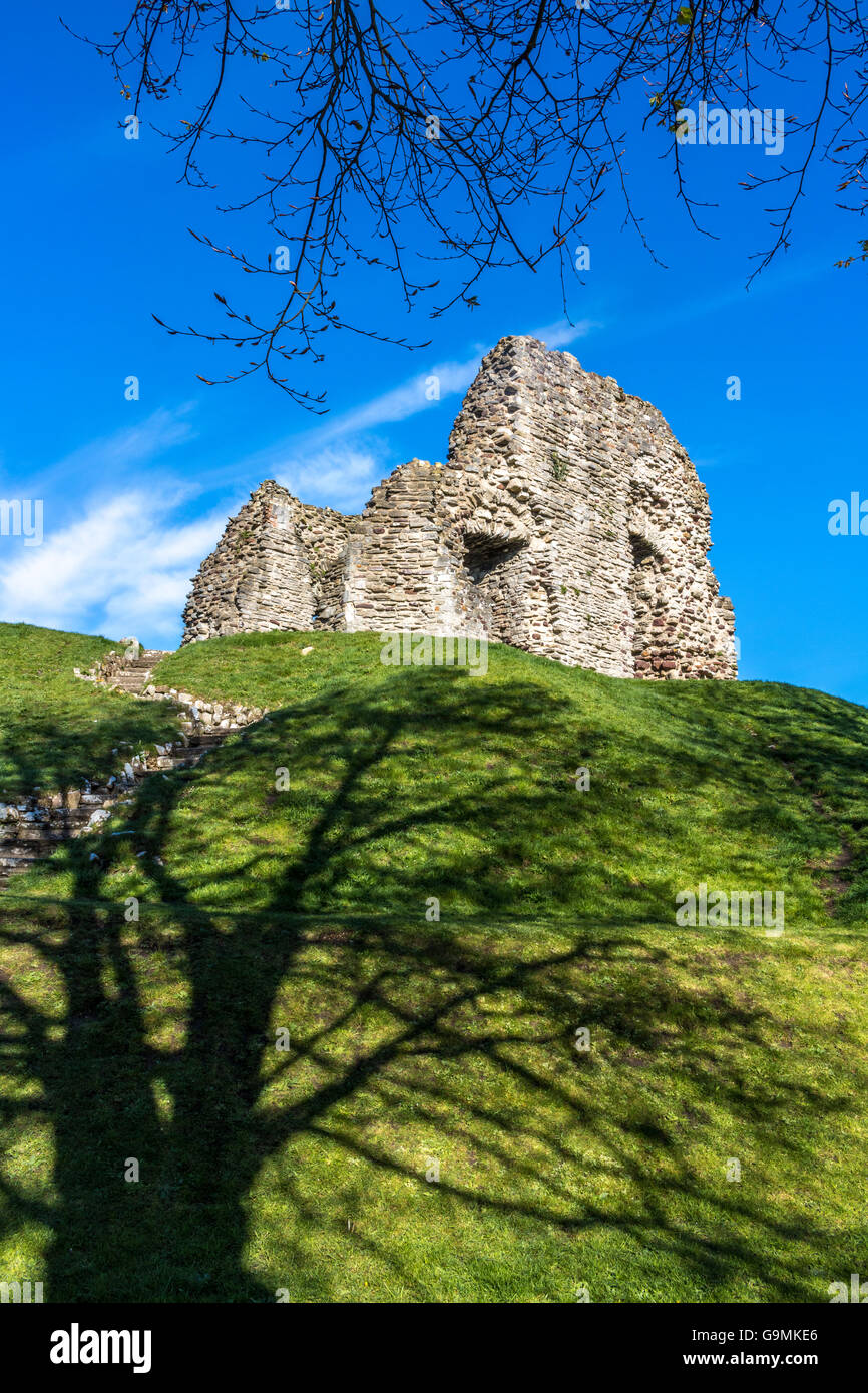 England Dorset Christchurch Ruins of the Norman castle Adrian Baker ...