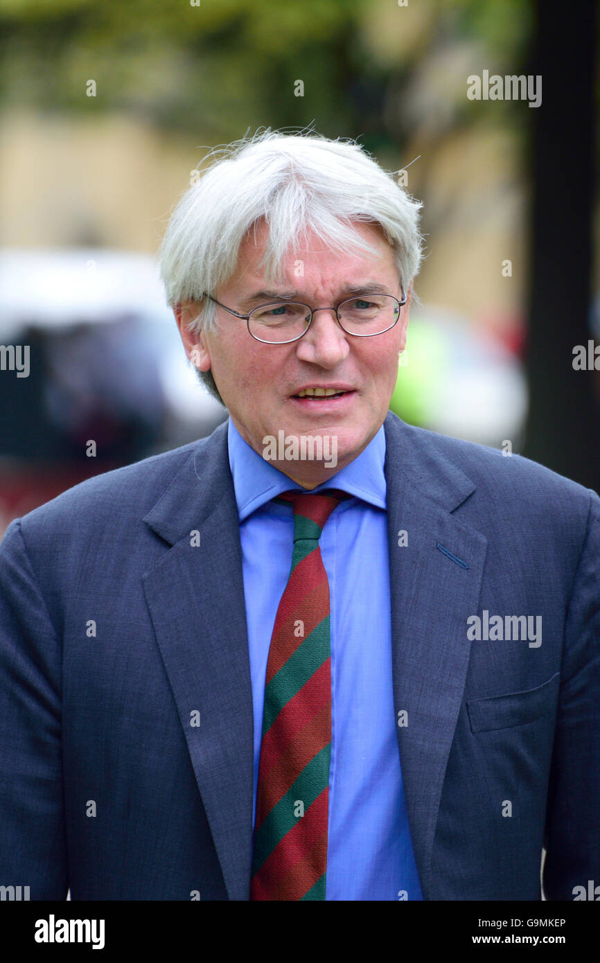 Andrew Mitchell MP (Conservative: Sutton Coldfield) on College Green ...