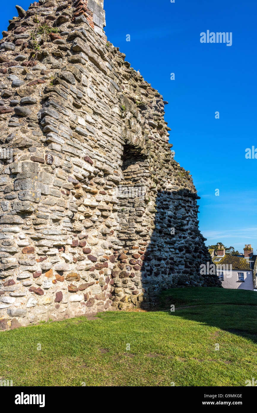 England Dorset Christchurch Ruins of the Norman castle Adrian Baker ...