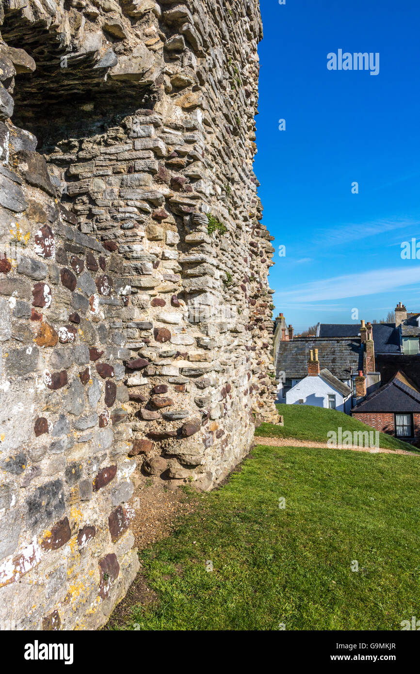 England Dorset Christchurch Ruins of the Norman castle Adrian Baker ...