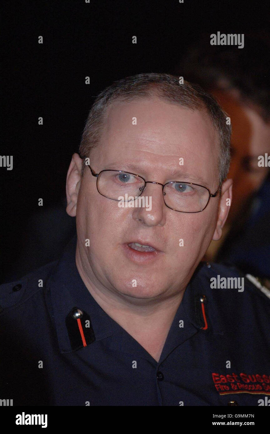 Chief fire officer reads statement hi-res stock photography and images ...