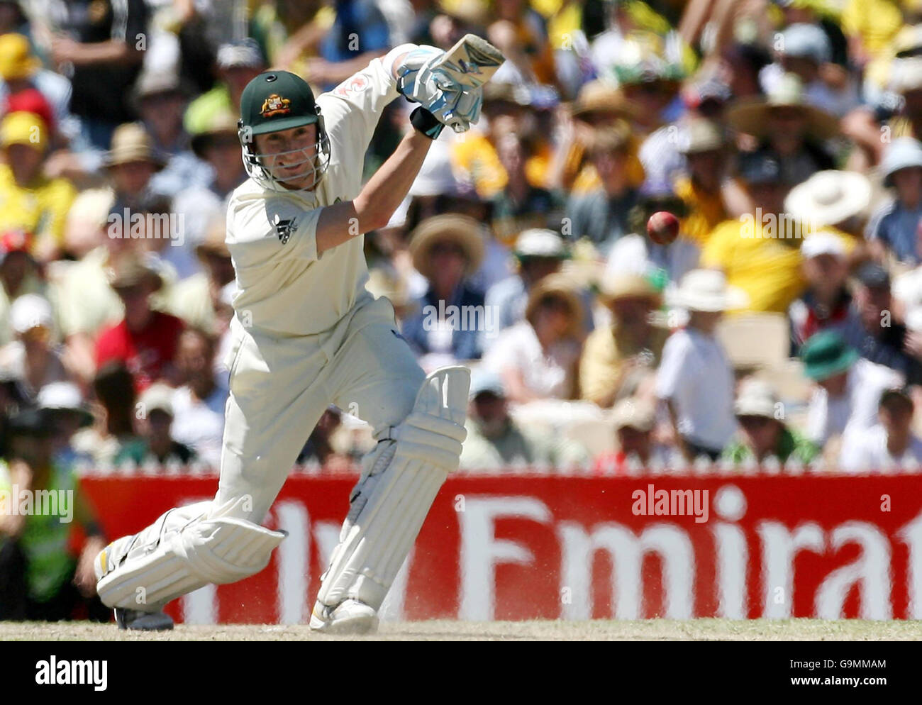 Australia's Michael Clarke hits out against England during the fourth ...