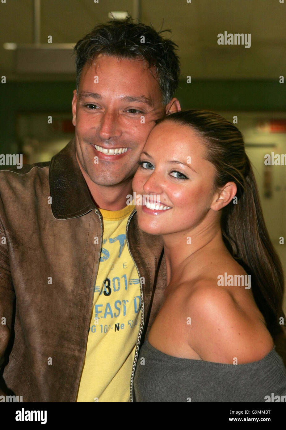 Toby Anstis and his girlfriend Stephanie Stewart arrive at Heathrow ...
