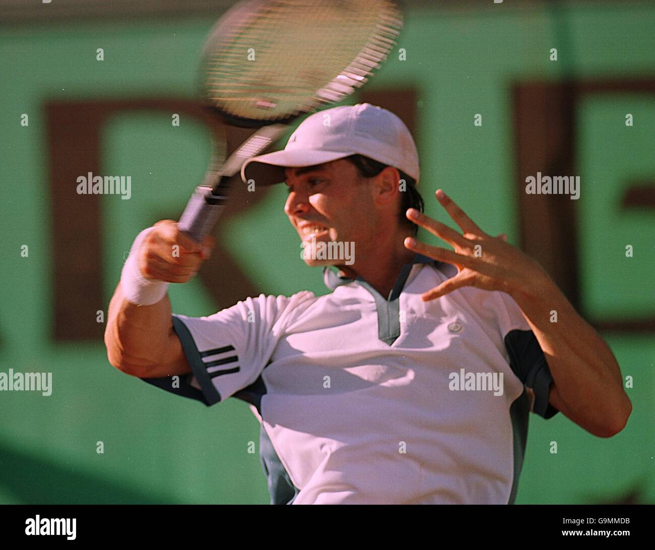 Spain's Jacobo Diaz in action against Russia's Mikhail Youzhany Stock ...