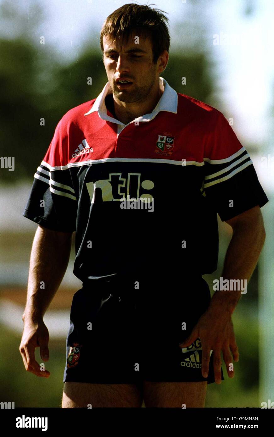 British Lions Tour 2001, Training Perth. British Lions Danny Grewcock ...