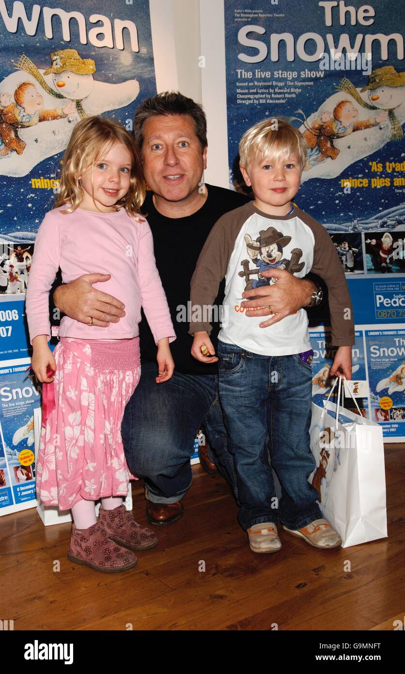 DJ Neil Fox and his children arrive for the VIP press launch of The ...