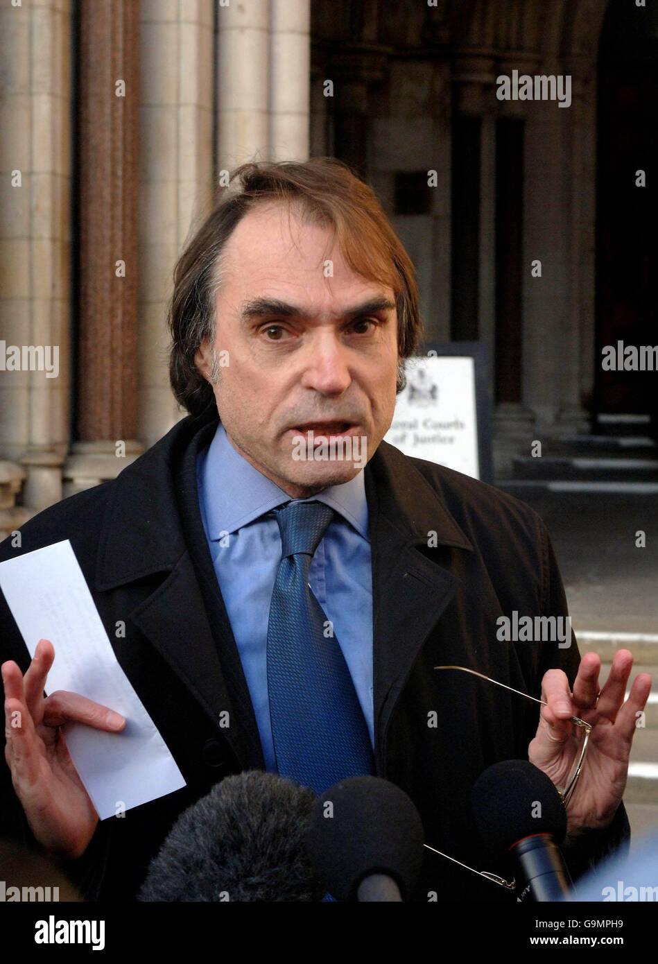 Matthew fisher stands outside high court hi-res stock photography and ...