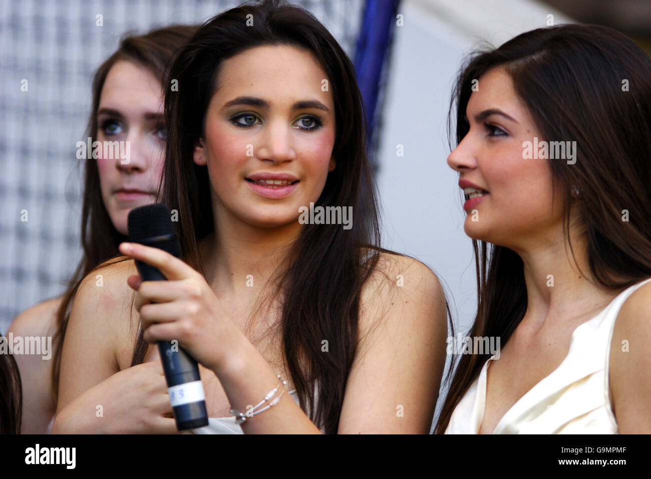 All Angels prepare to sing the English National Anthem Stock Photo - Alamy