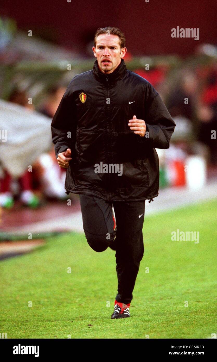Soccer world cup 2002 qualifier group six belgium v latvia hi-res stock ...