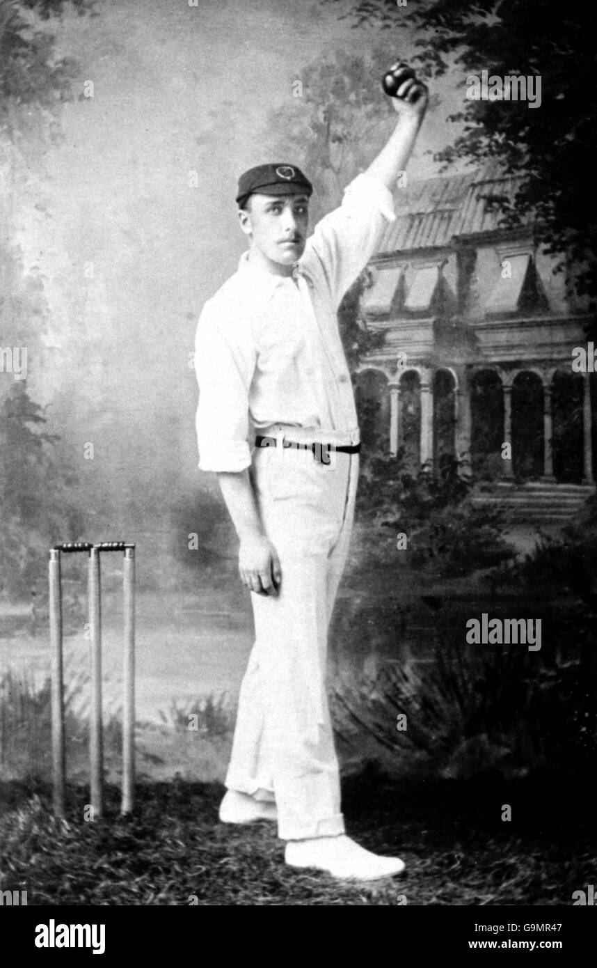 Cricket. Wilfred Rhodes, England Stock Photo - Alamy