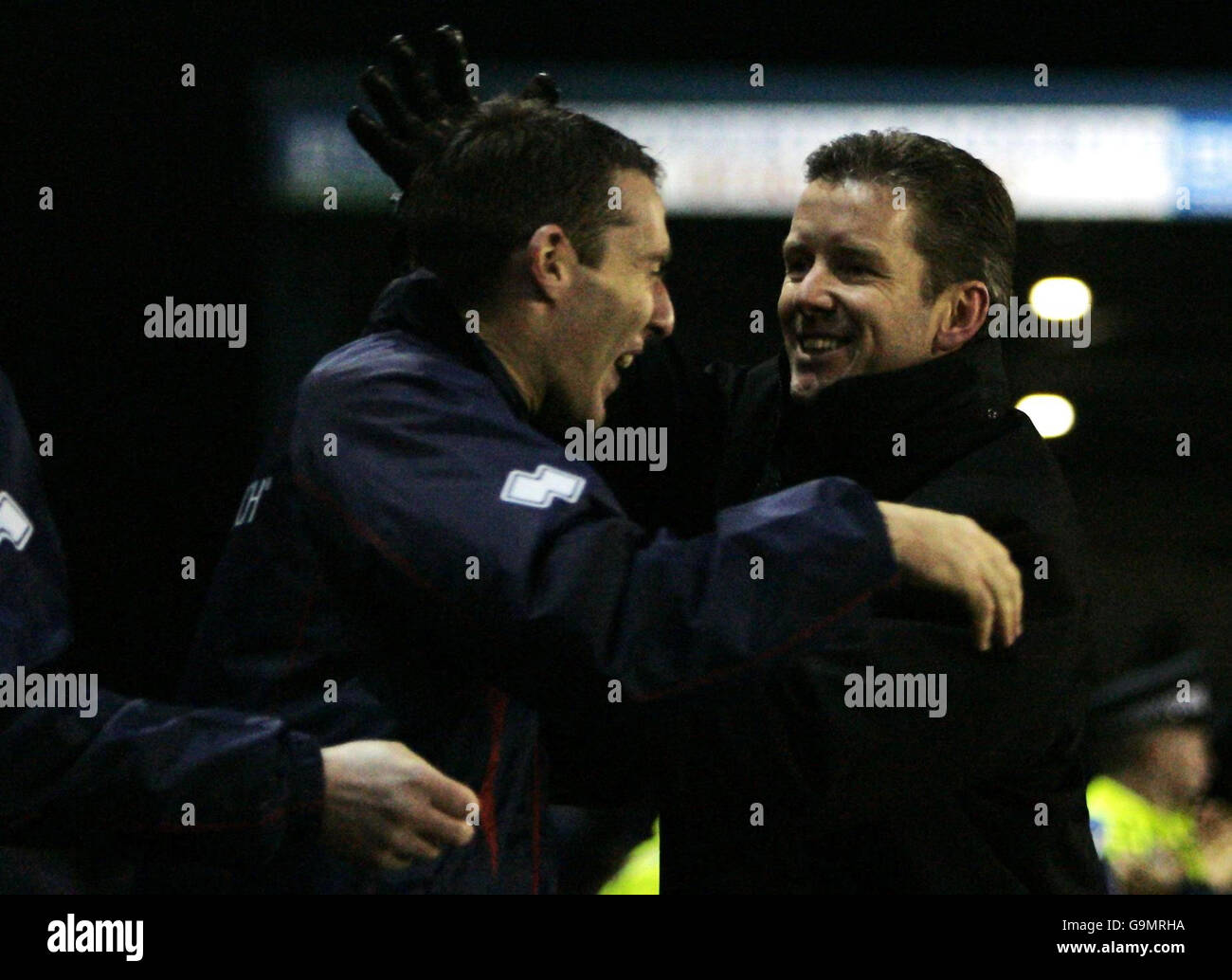 Inverness Caledonian Thistle's manager Charlie Christie (right ...
