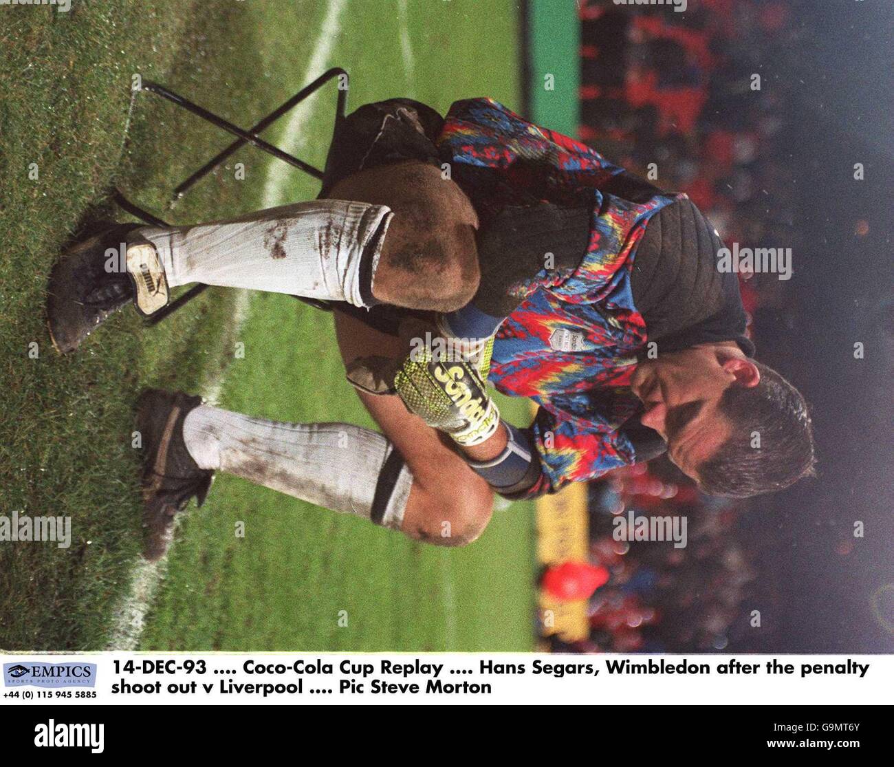 14 dec 93 coca cola cup replay hans segers hi-res stock photography and ...