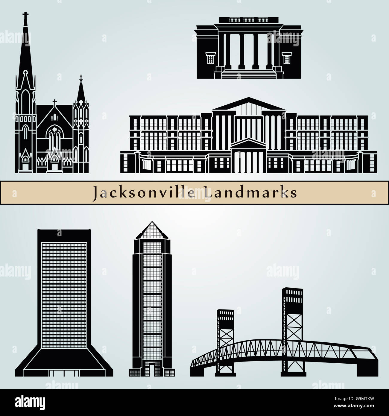 Jacksonville landmarks hi-res stock photography and images - Alamy