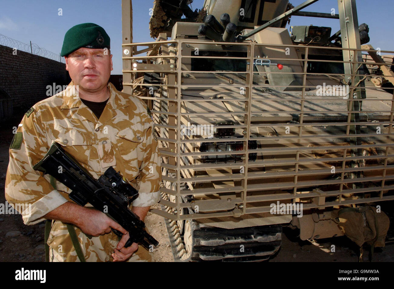 Sergeant Major Simon Williams from Exmouth, Devon of the Royal Marine ...