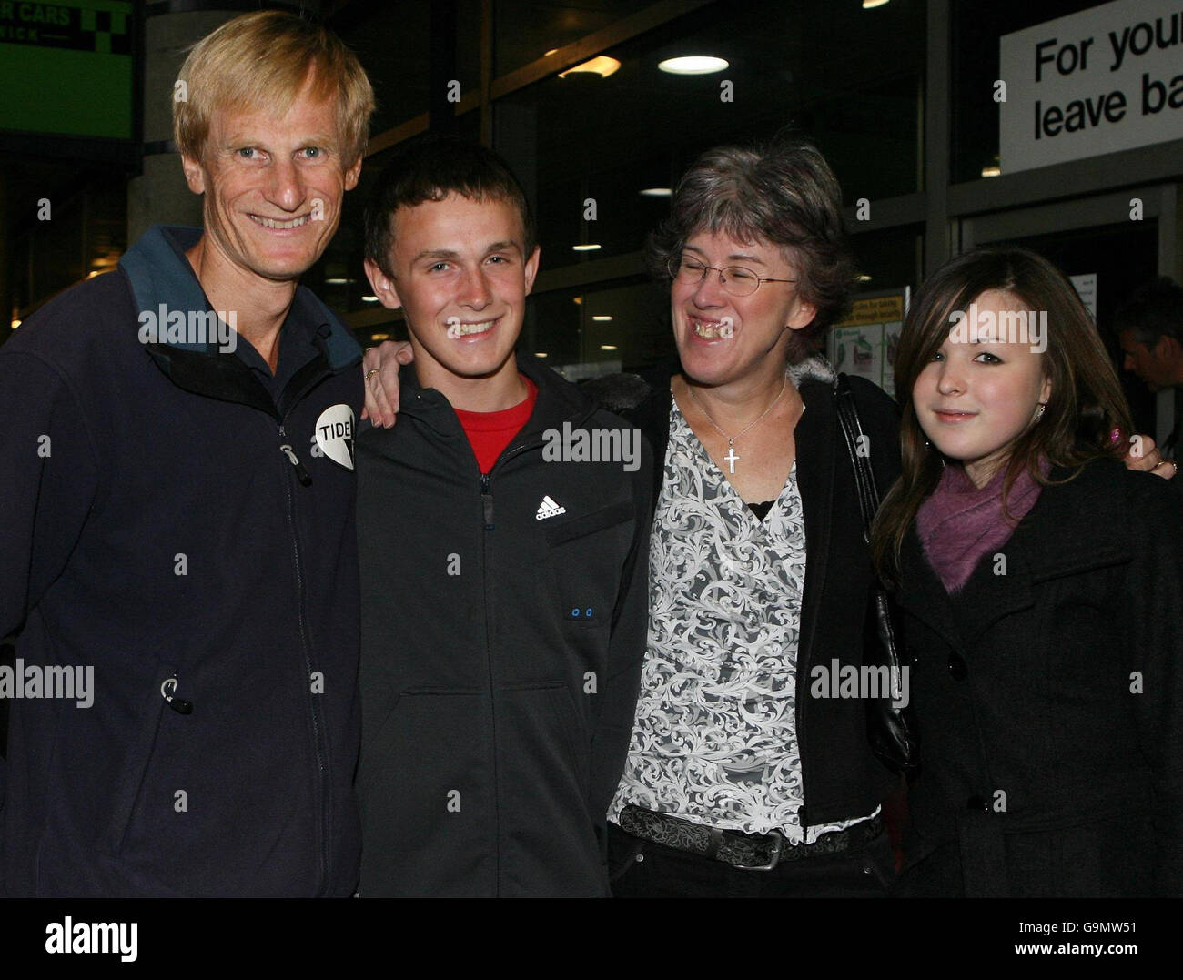 Record-breaking teenage sailor Michael Perham arrives back in to the UK ...