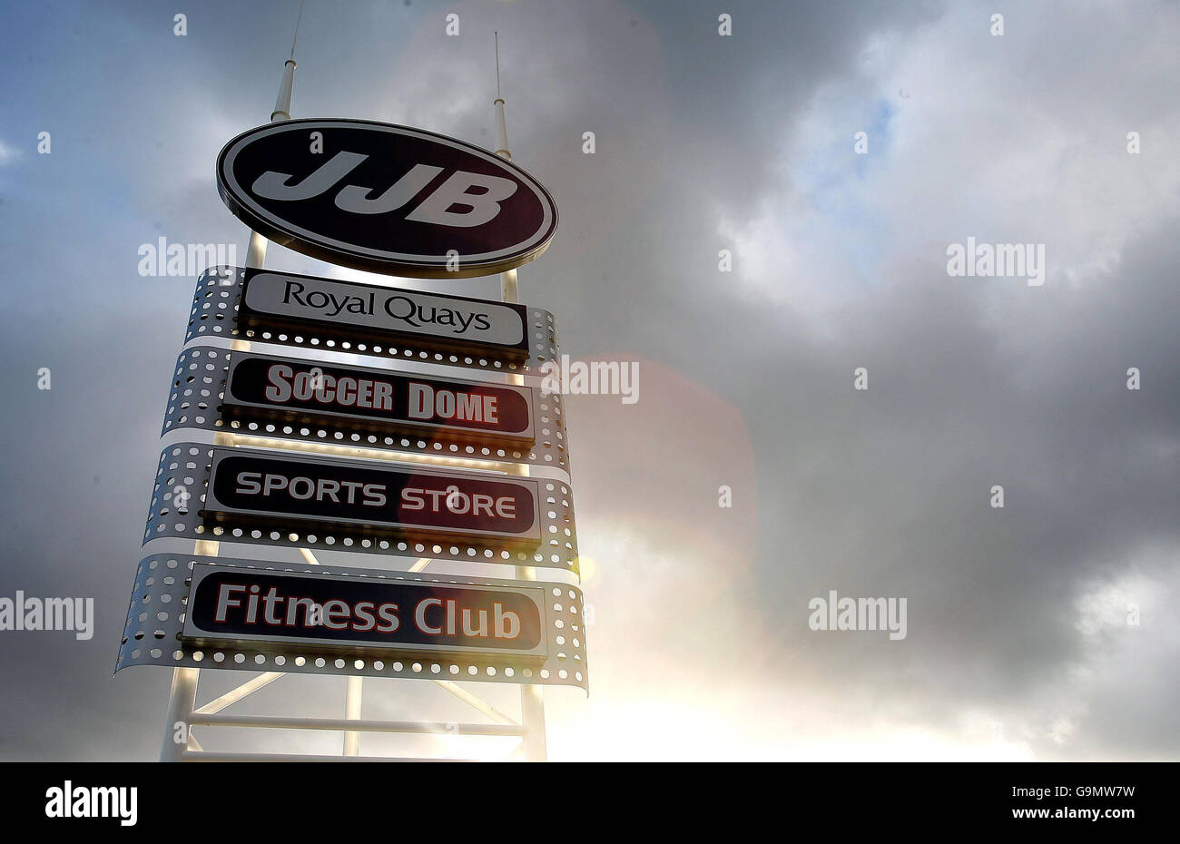 Jjb sports sign hi-res stock photography and images - Alamy