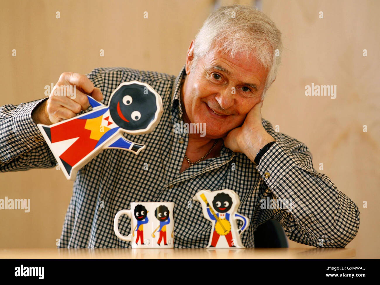 Nick martin shows off some of his golly collection hi-res stock ...