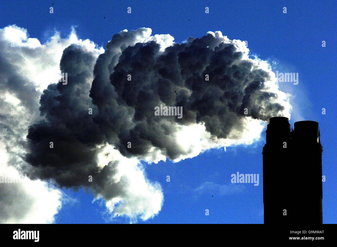 Eggborough Power Station, a coal fired plant near Selby generates power ...