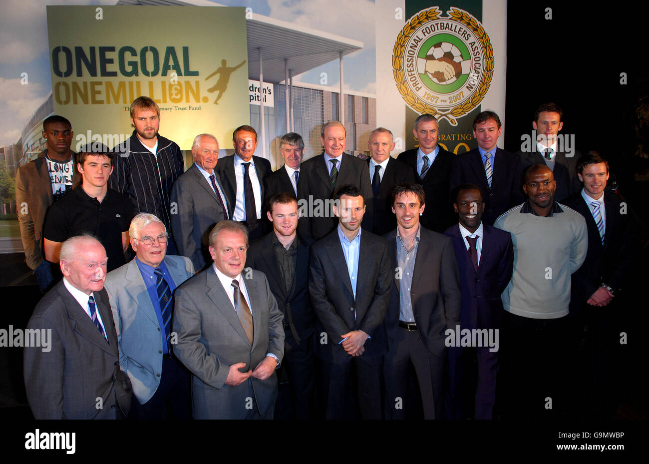 Past and present players attend the PFA Centenary launch Stock Photo ...