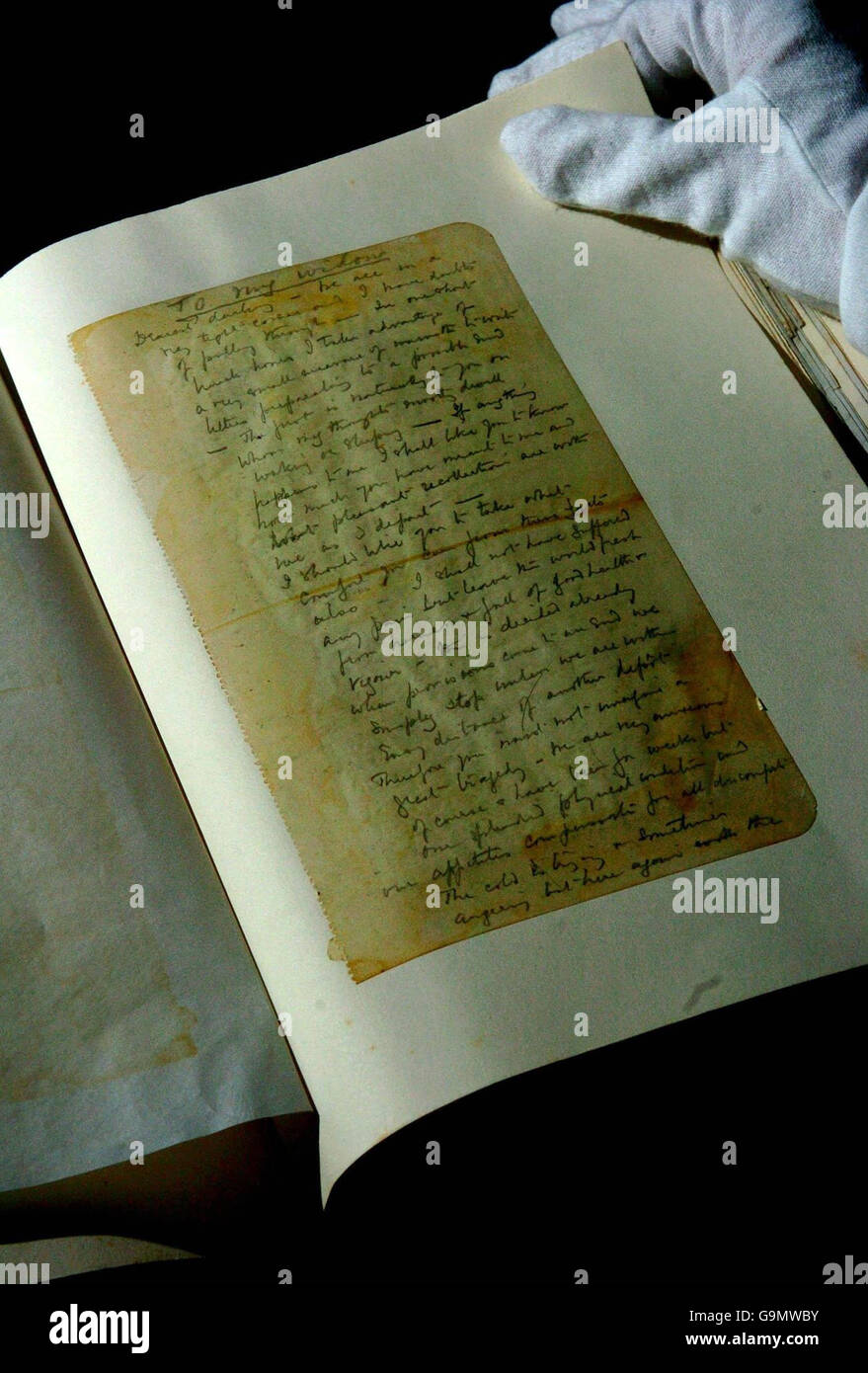 Scott's last letters on show. A letter sent home by Devon-born Captain ...