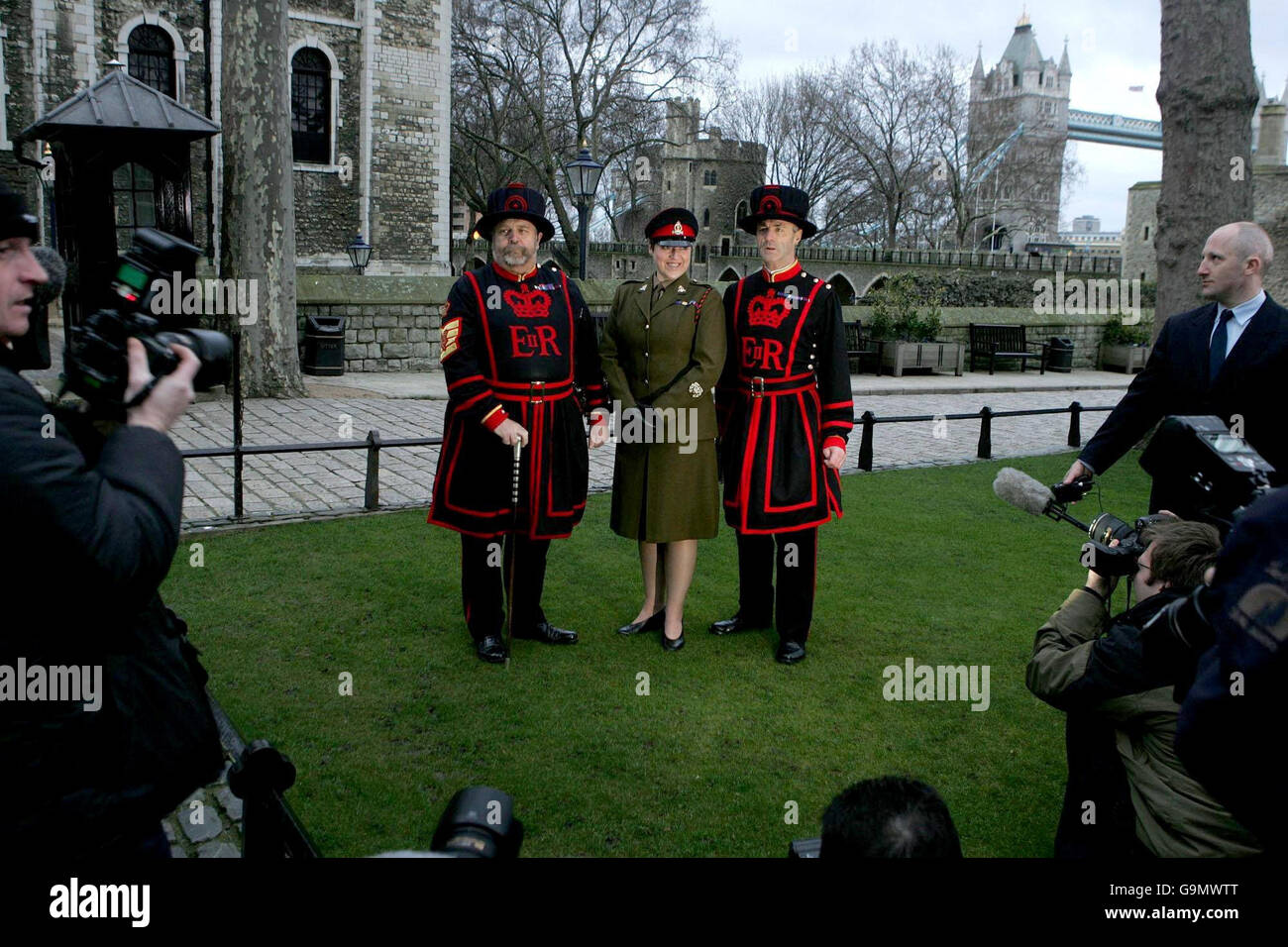 First female Beefeater unveiled - Tower of London Stock Photo - Alamy
